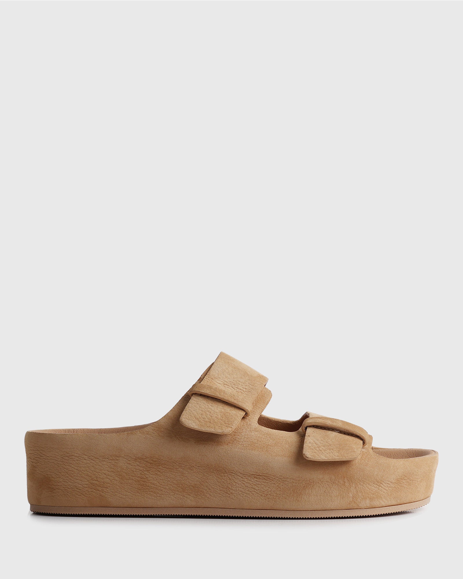 Buy PRE-ORDER SAMIRA Nubuck Flatform Slides by AIRFLEX online - Betts