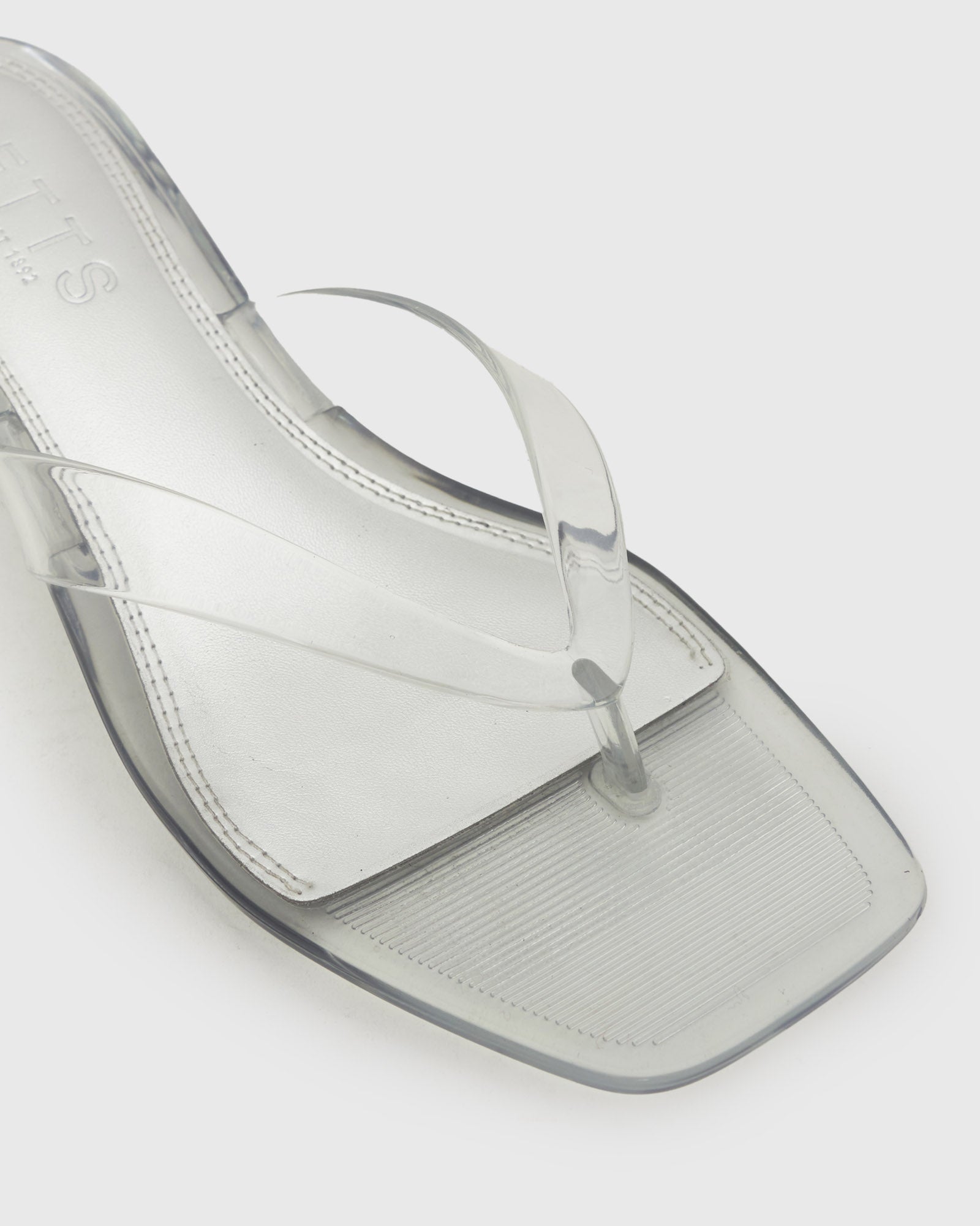 TYLA Jelly Kitten Heel Thong Sandals