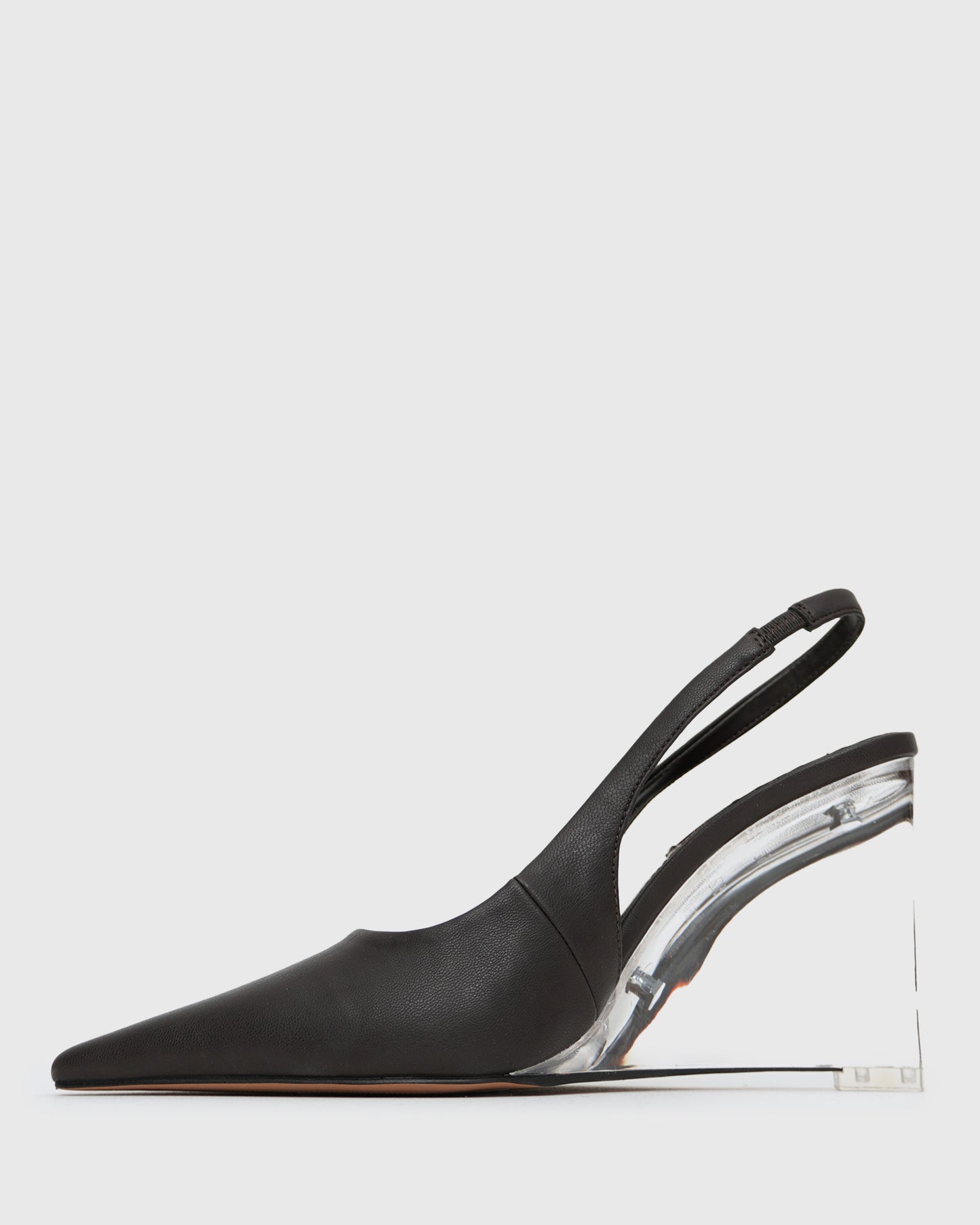 KANE Pointy Toe Slingback Wedge Shoes