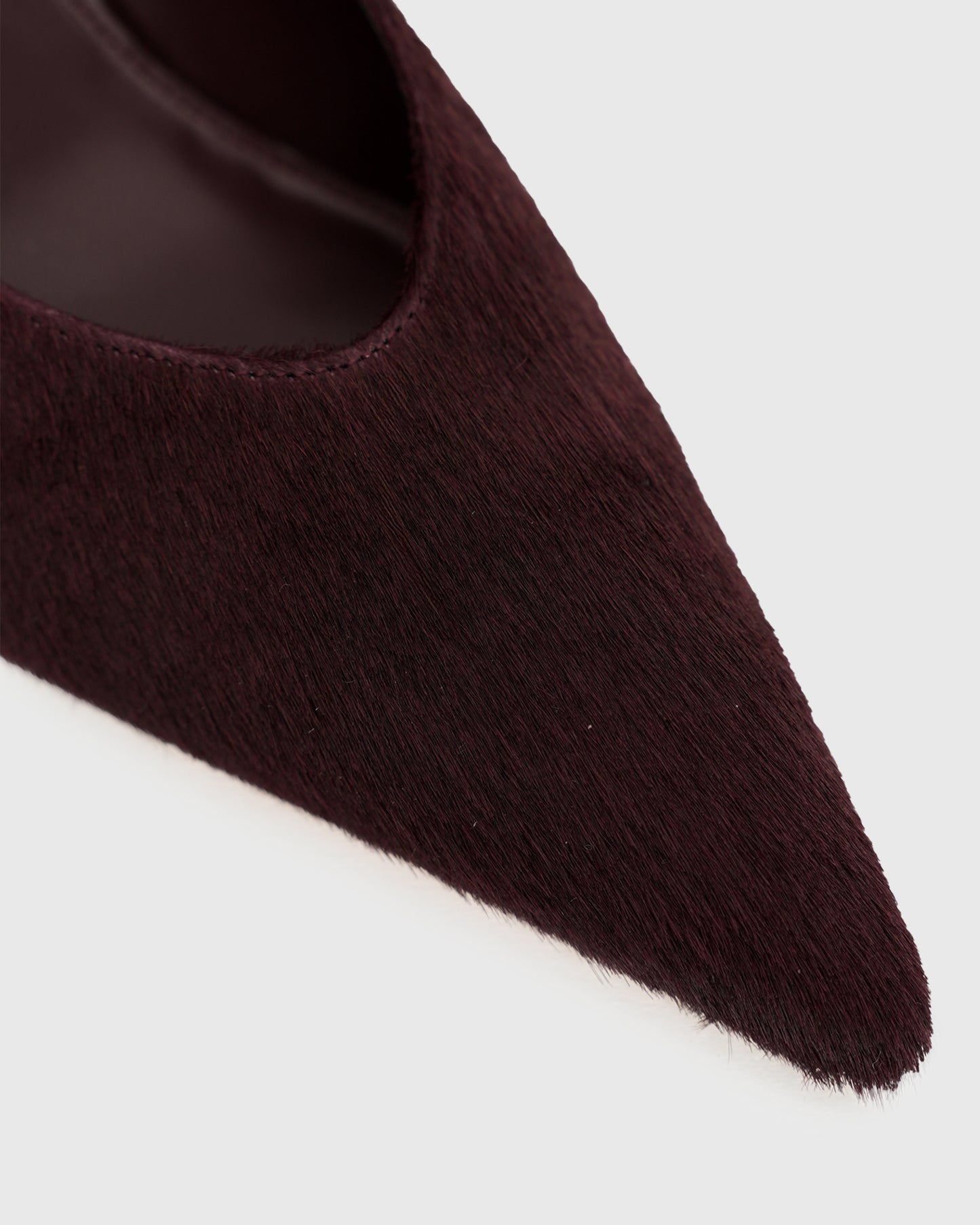 PRE-ORDER MATCHA Leather Pony Hair Mules