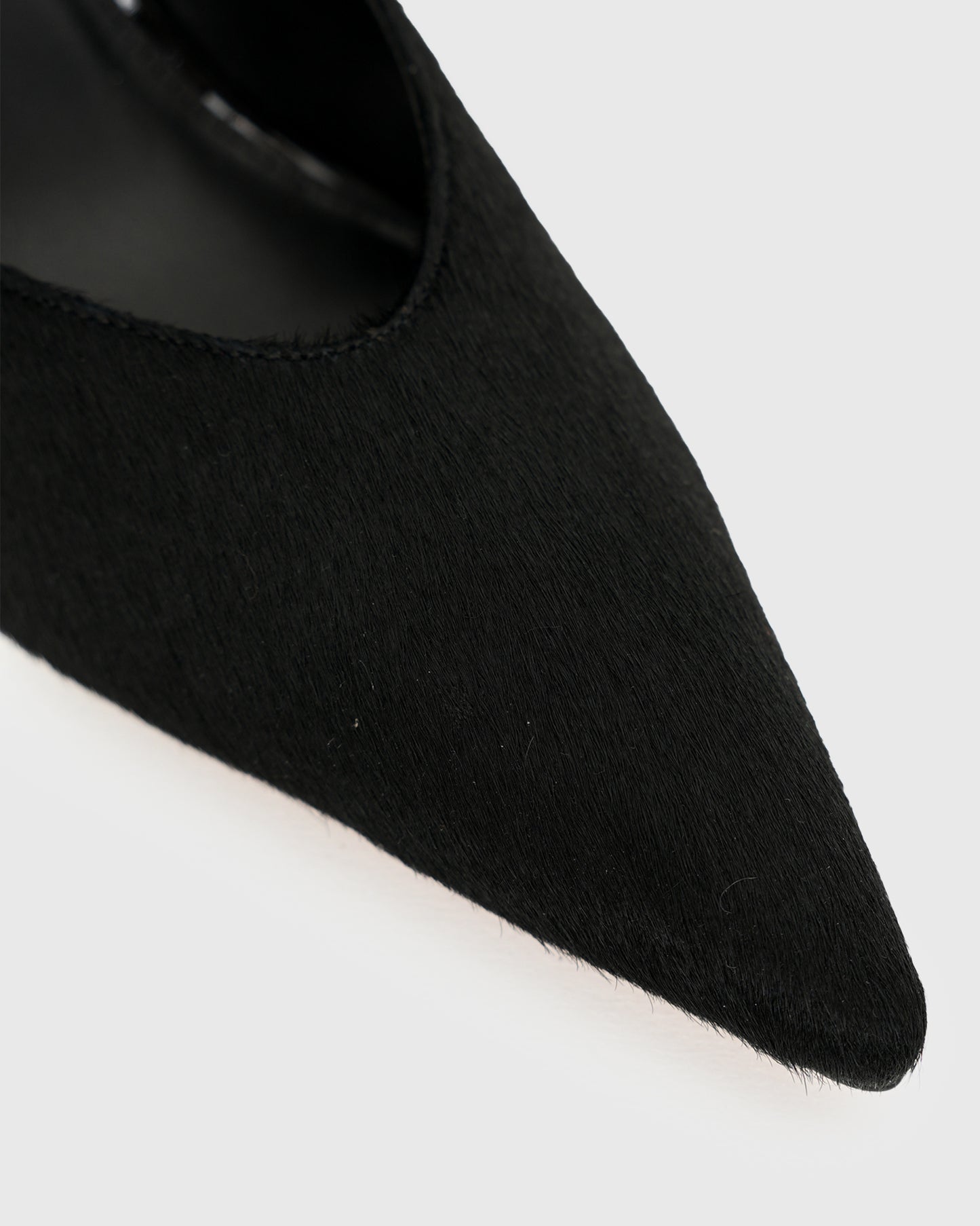 PRE-ORDER MATCHA Leather Pony Hair Mules